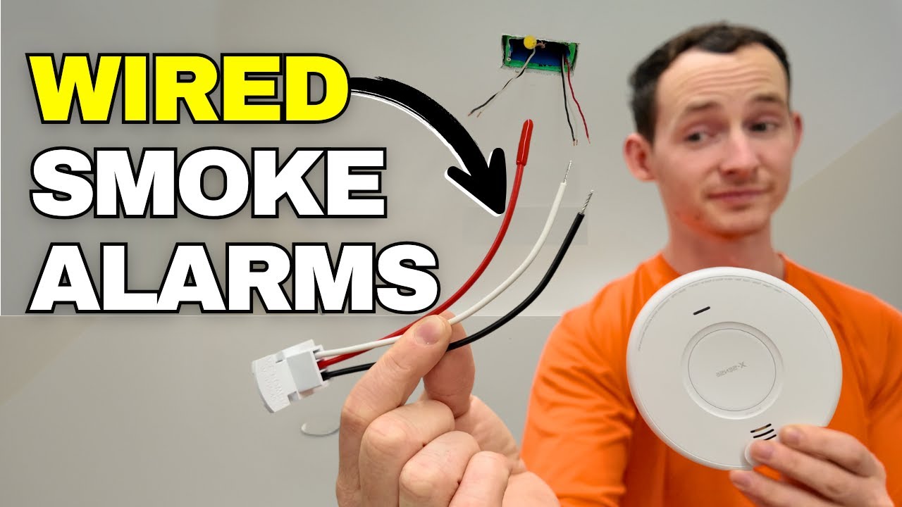 Install hardwired smoke alarms with proper interconnection methods