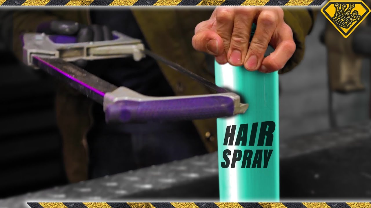 Which hairspray produces the ultimate flamethrower effect?