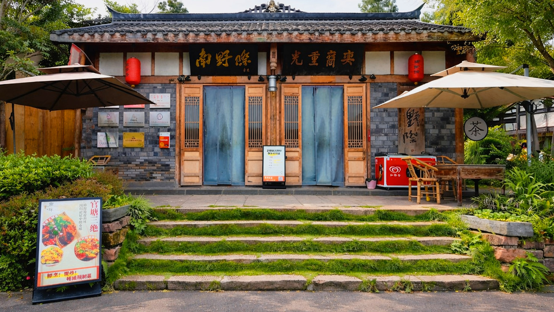 An old style tea shop in China