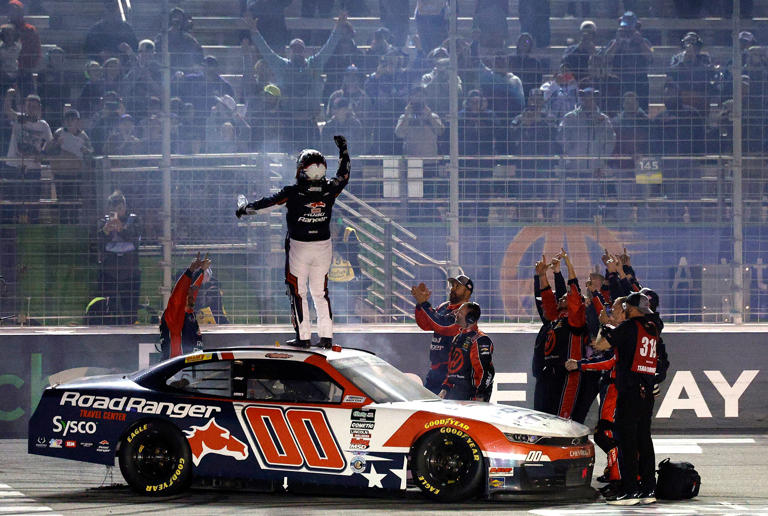 Sheldon Creed wins NASCAR O'Reilly race at EchoPark in February 2026