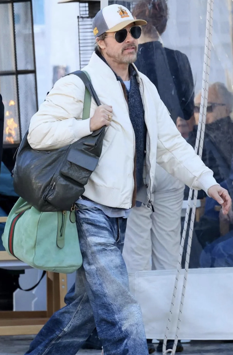 Inside Brad Pitt and Inés de Ramón's opposing travel-friendly fashion ...