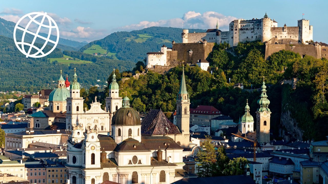 Old Town Salzburg, Austria [Amazing places 4K]