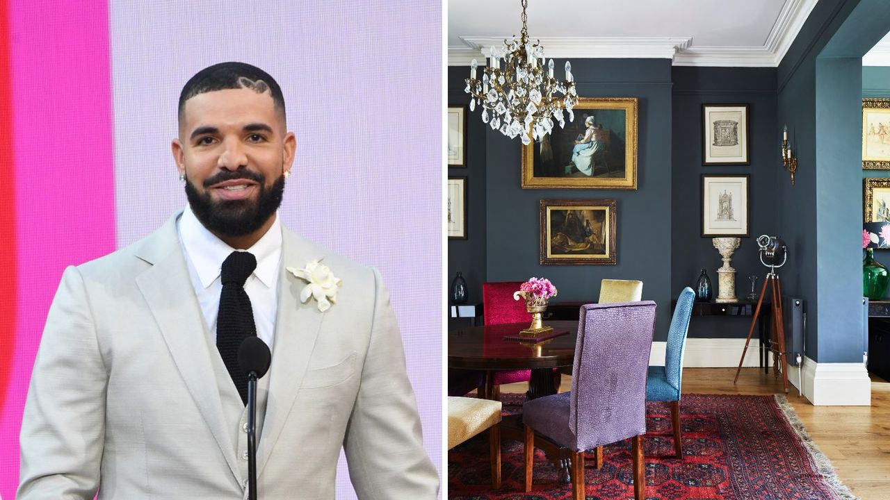 I can't stop thinking about the unexpected color pairing in Drake's ...