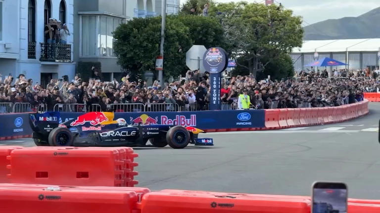 Red Bull Racing takes over San Francisco's Marina Blvd. for Formula 1 ...