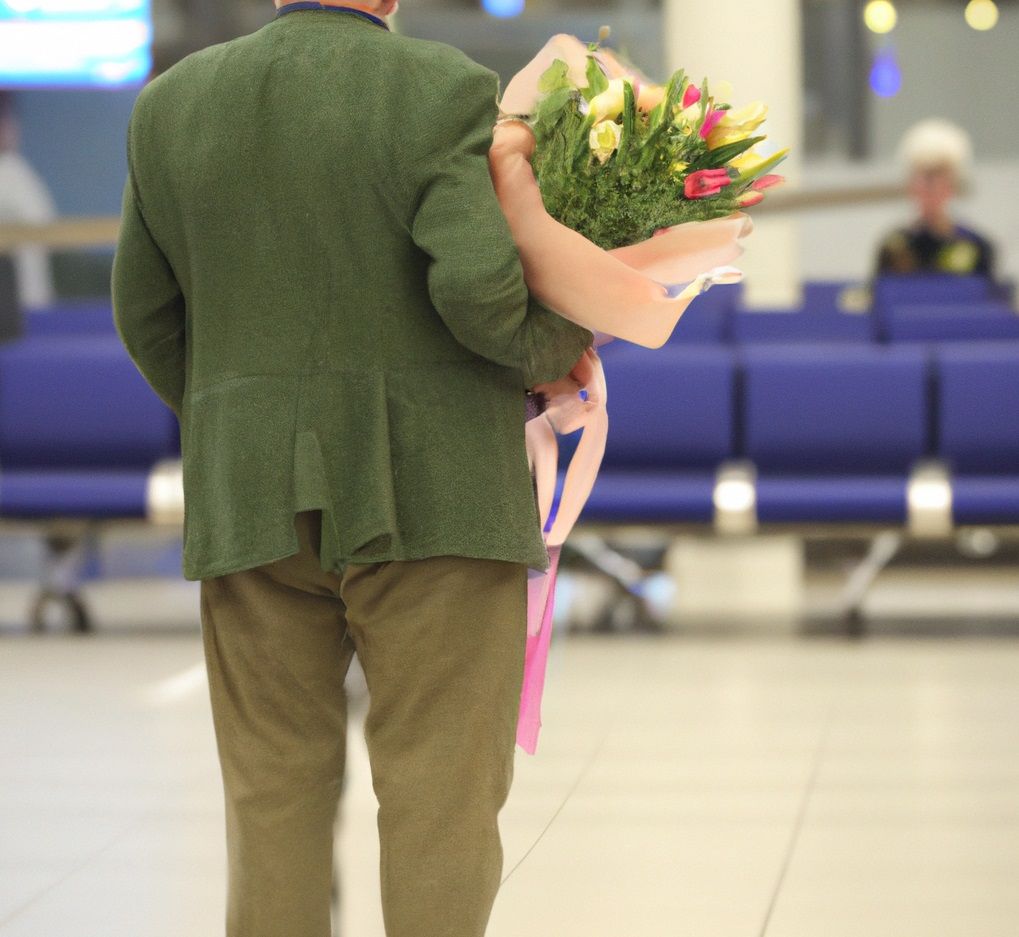 Why an elderly man with tulips drew security’s attention