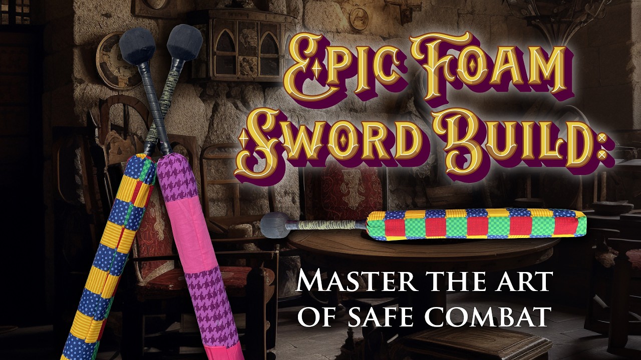 DIY foam LARP sword and shield (part 1)