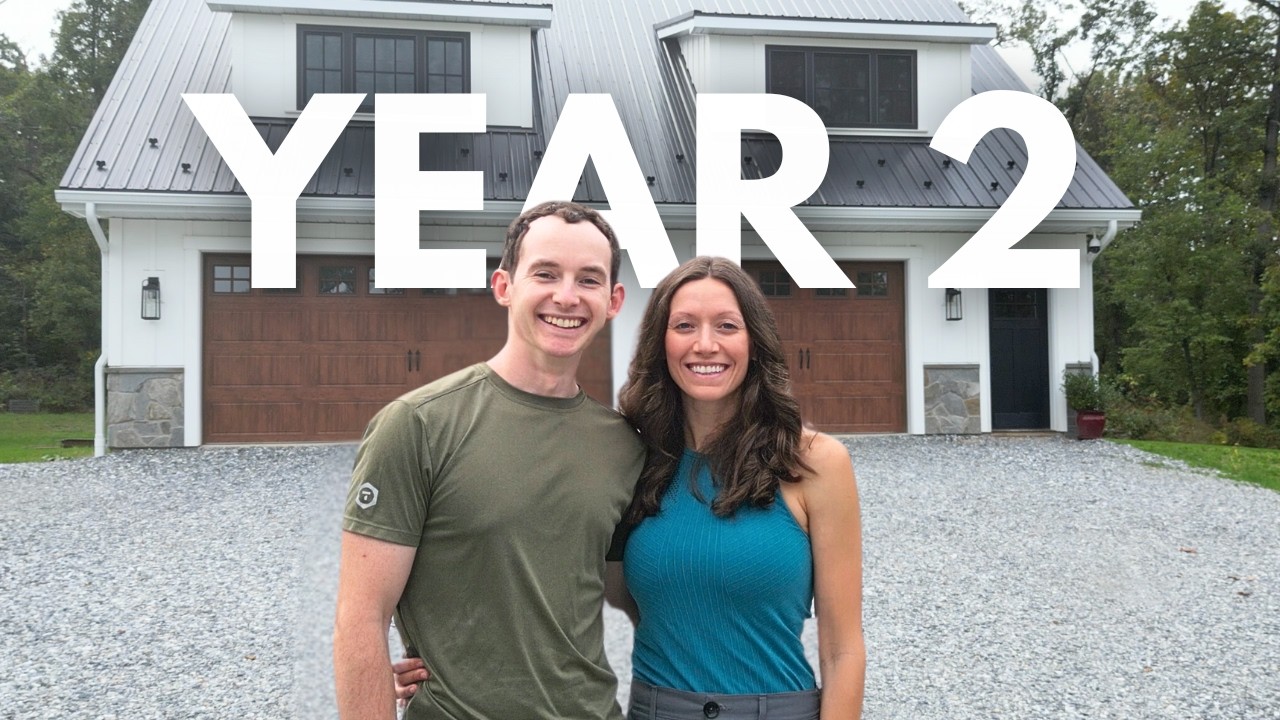 Watch a full timelapse of our second year home build