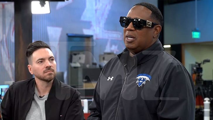 Master P drops by taping of 'TMZ Live'