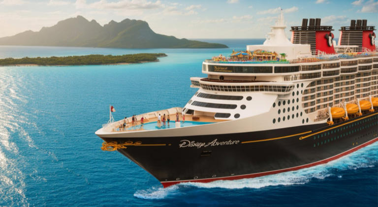 Disney's newest ship, the Disney Adventure, sets sail for Asia ...