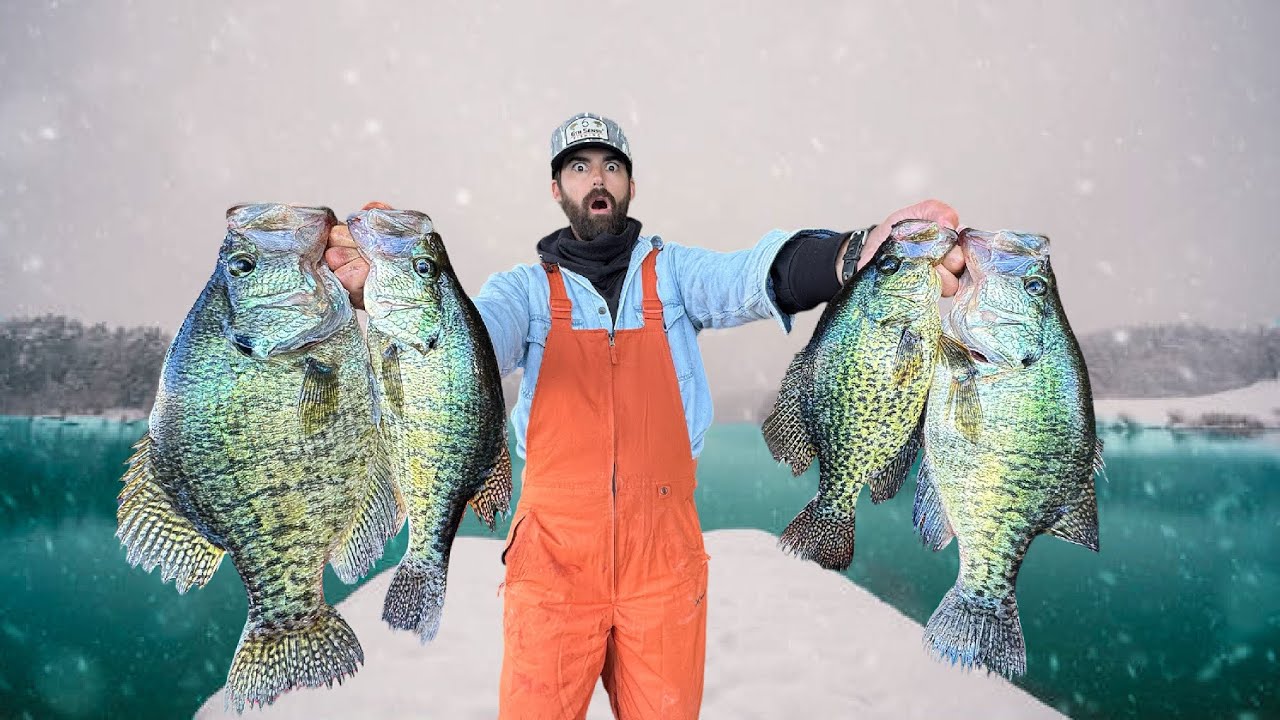 Anglers catch jumbo slabs during a freezing Arctic storm