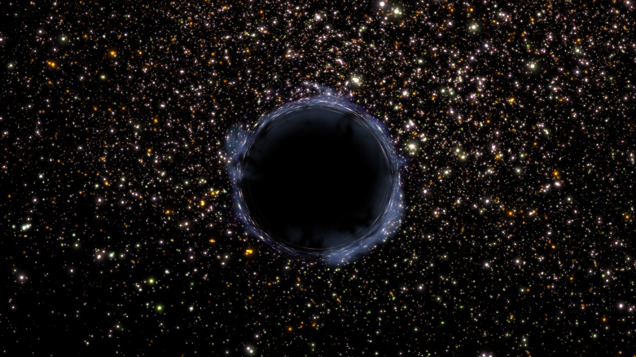 Hubble spots rogue black hole 5,000 light years away tearing through space