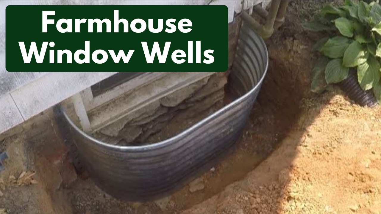 How to install window wells on a historic field stone foundation