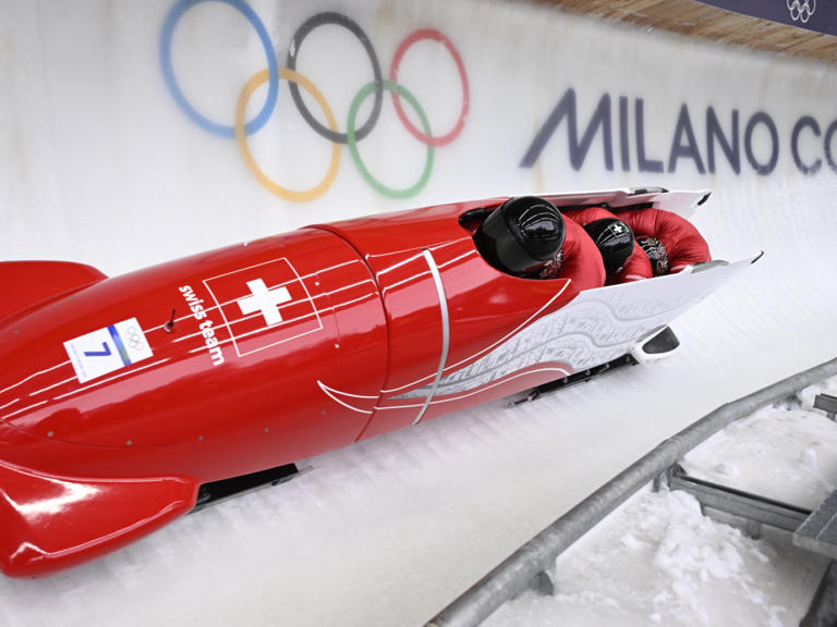 Le bob à quatre de Michael Vogt en bronze