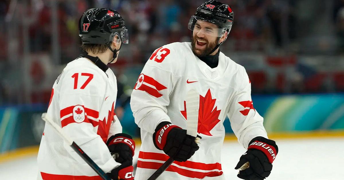 Team Canada’s official lineup for today’s gold medal game