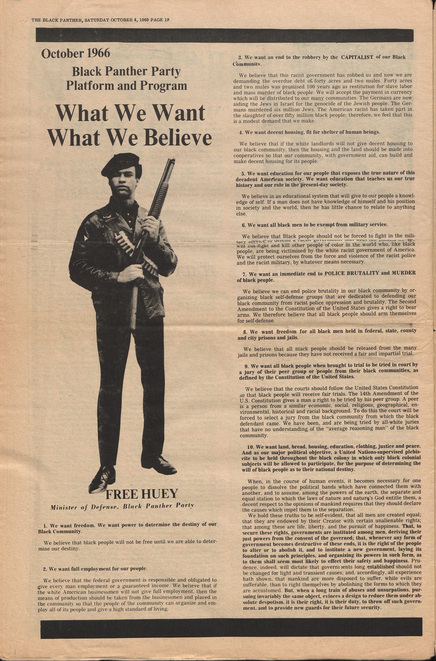 How federal government disrupted work of Black Power movement