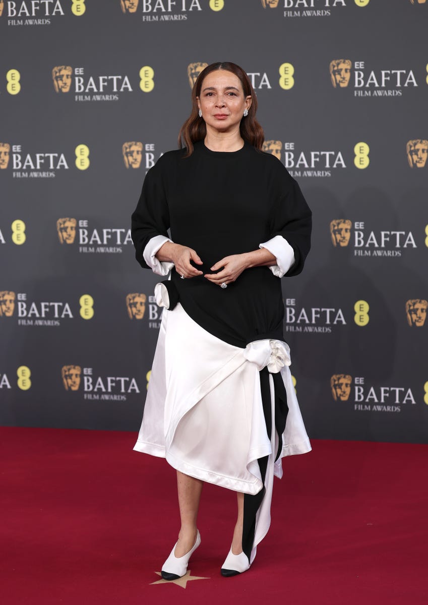 See all the celebrity red-carpet looks from the 2026 BAFTA Film Awards