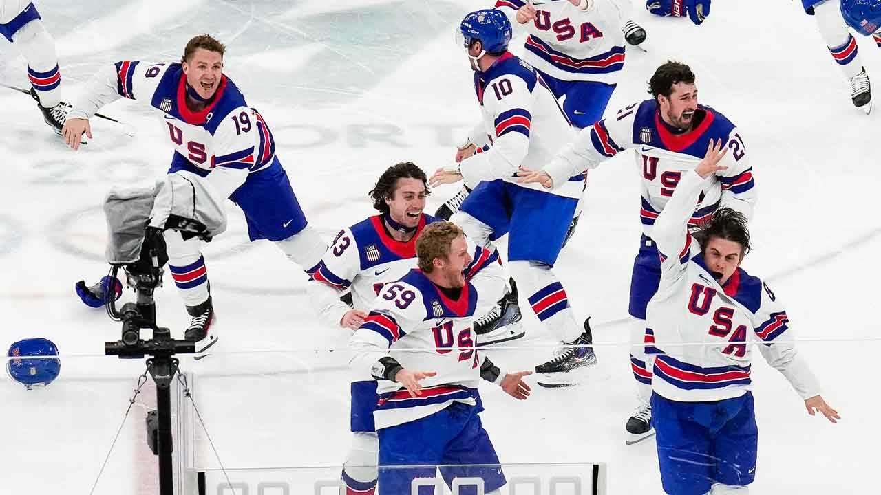 Live blog: Hughes scores in overtime, USA beats Canada for gold