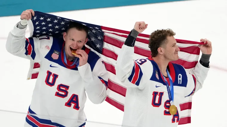 USA hockey wins first gold medal in 46 years on exact anniversary of ...
