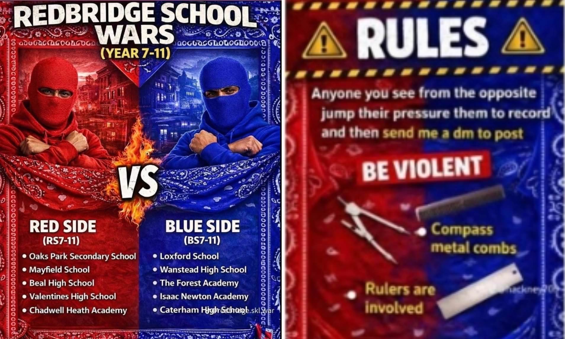 Red alert on 'School Wars' TikTok trend which organises brawls between ...