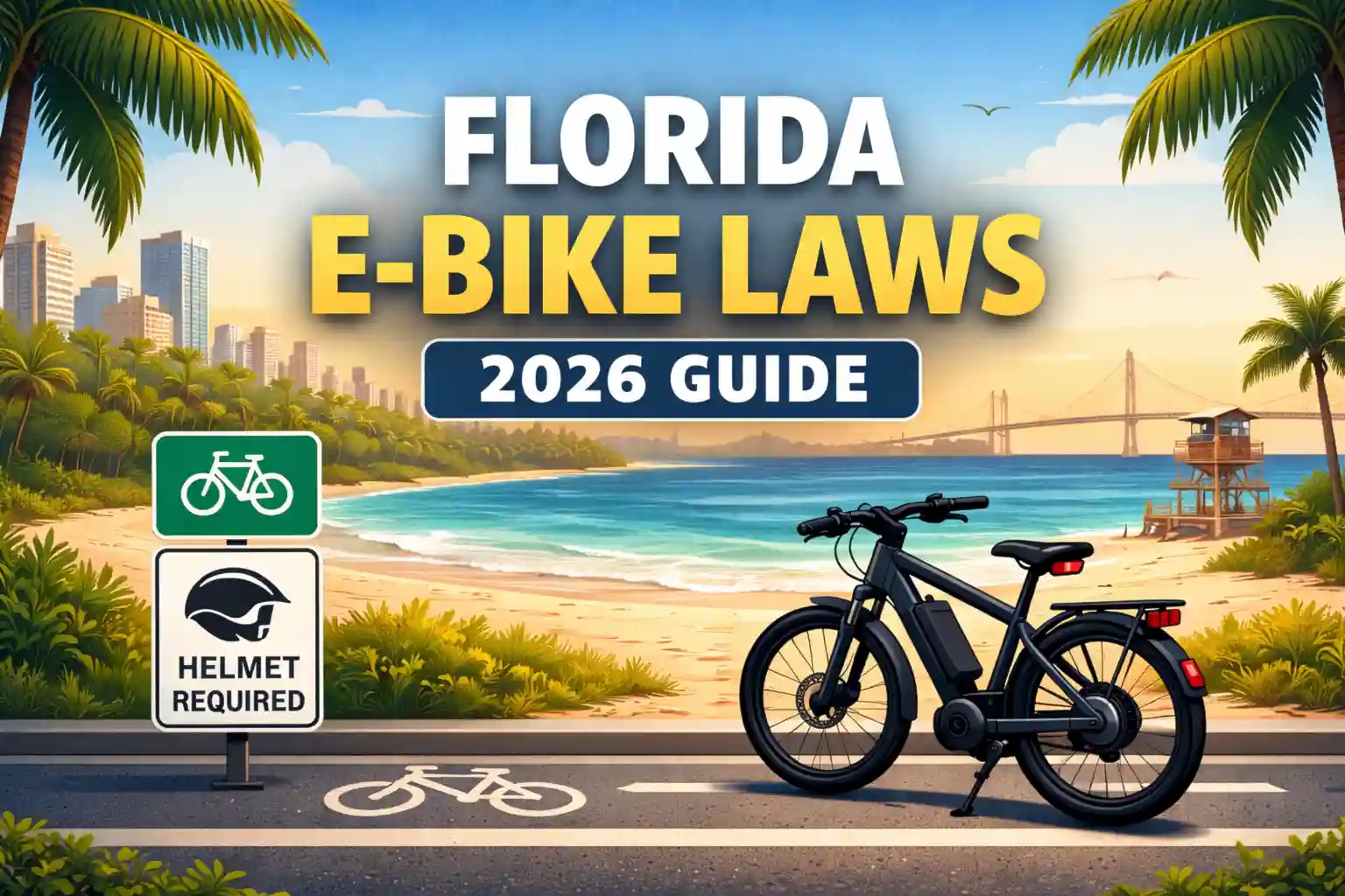 Florida e-bike laws (2026 guide): Classes, speed limits, helmet rules ...