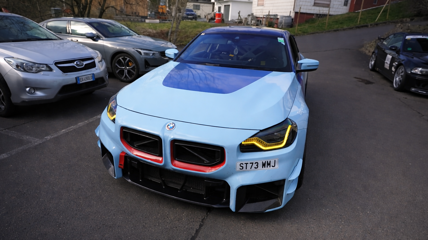 BMW sports car experiences sudden brake malfunction