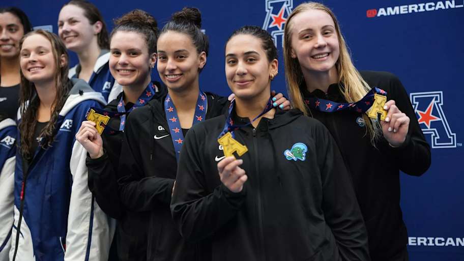 Tulane aquatics finishes fifth at the 2026 American Conference ...