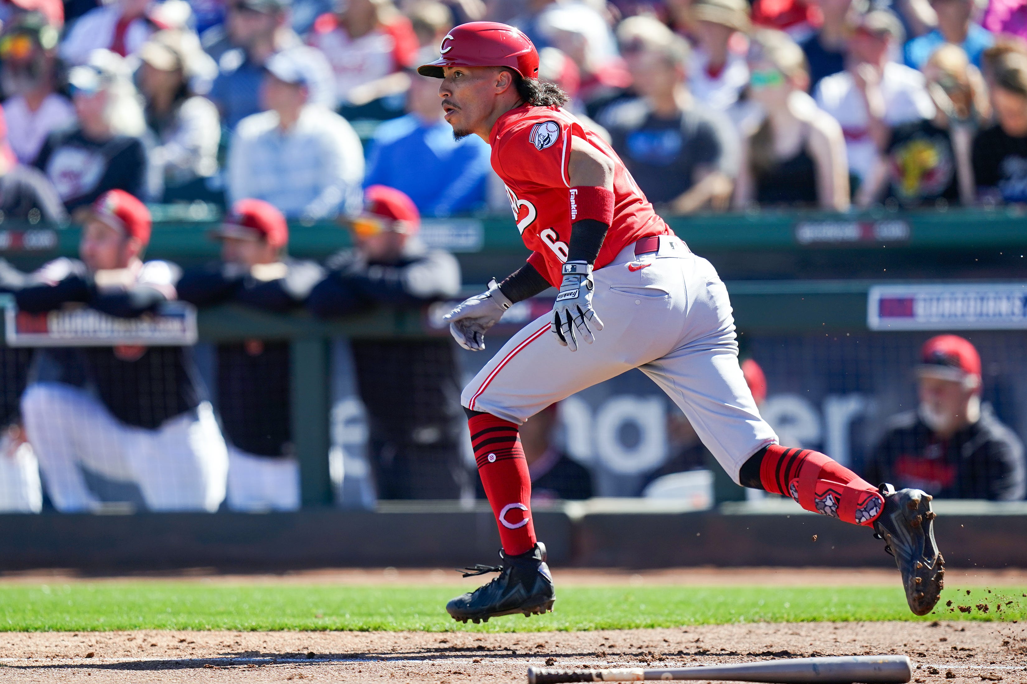 Edwin Arroyo gets first big-league hit for Reds in MLB debut vs Royals