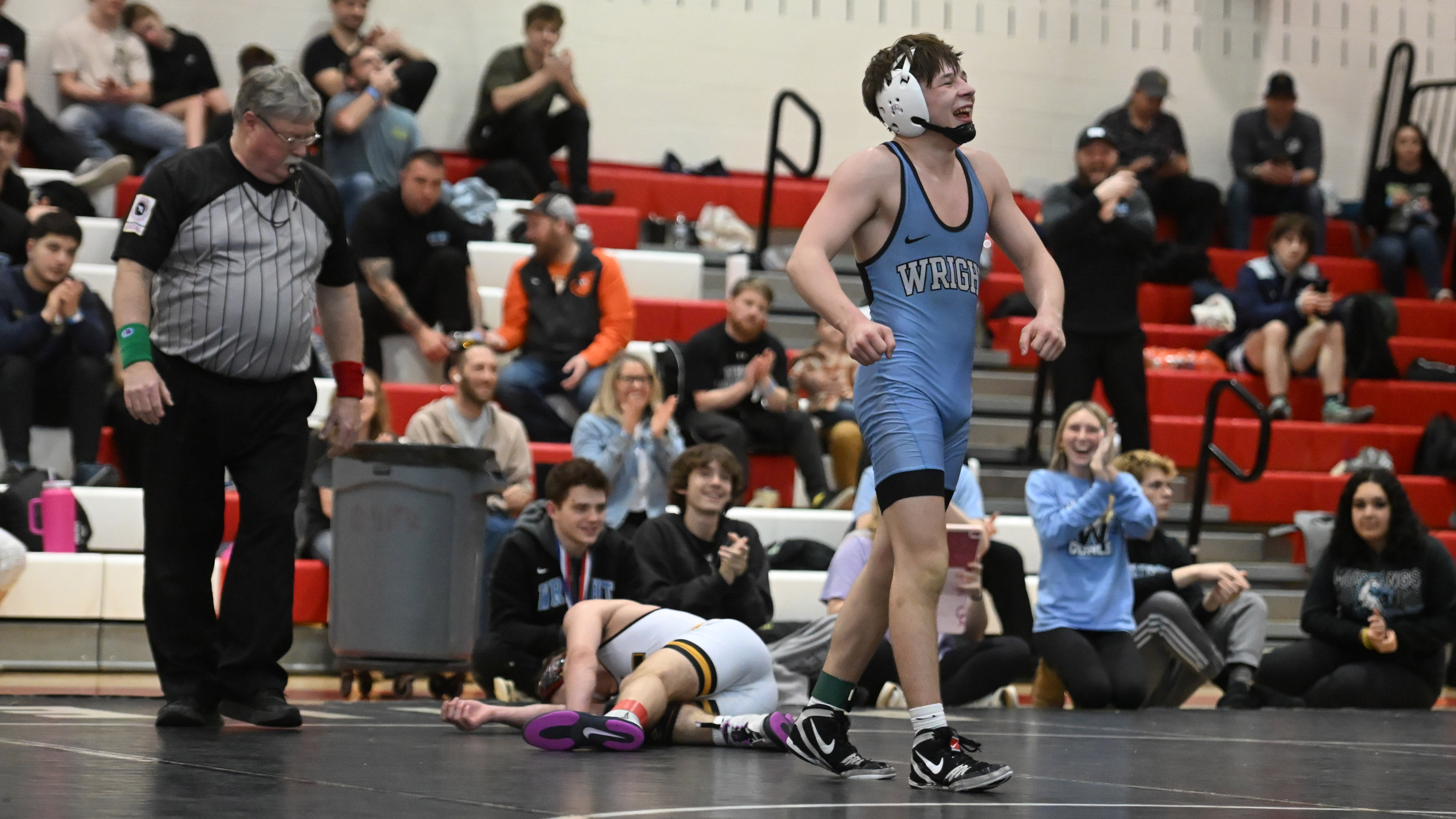 C Milton Wright wrestling defends UCBAC tournament title
