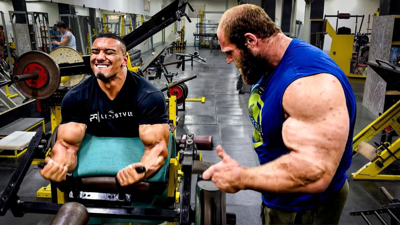 I tried Russian Hulk's insane arm workout