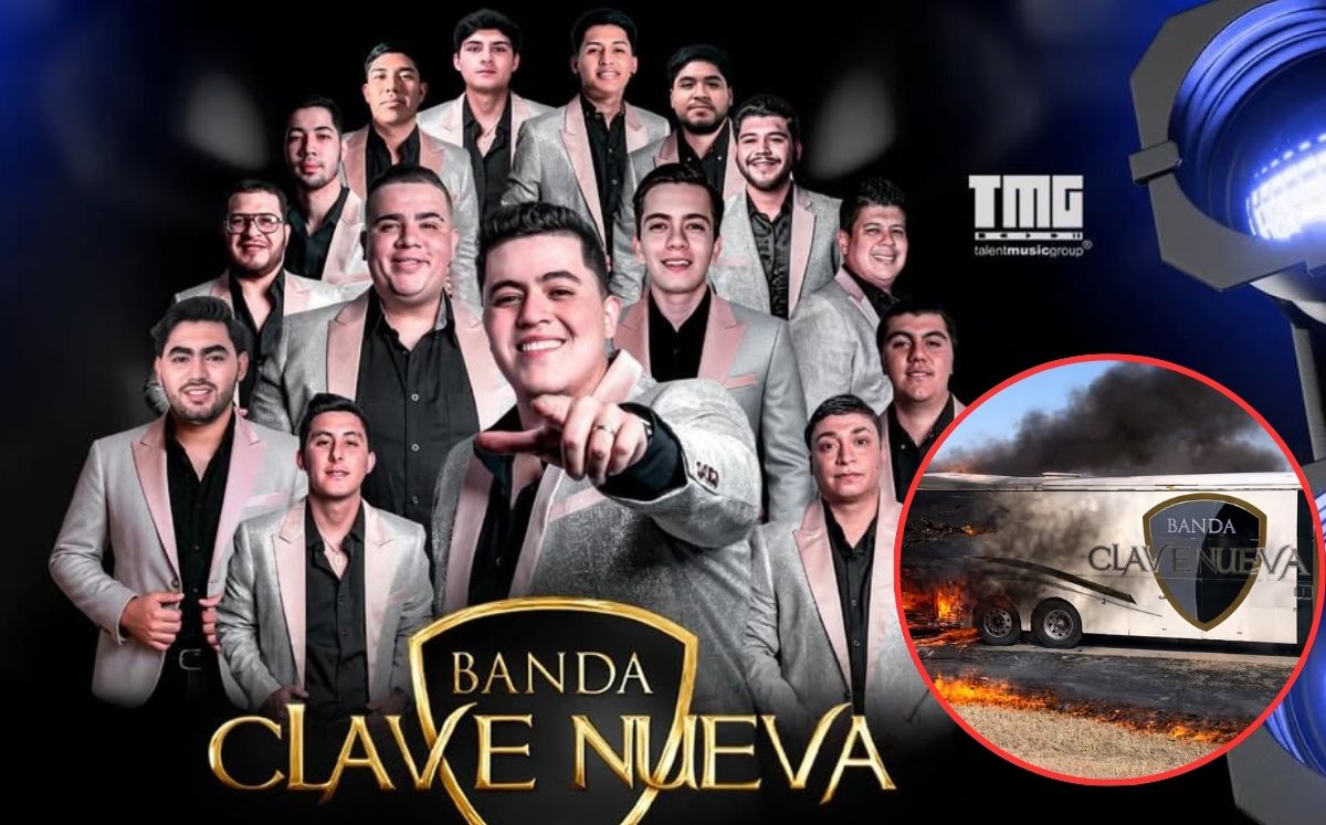 Banda Clave Nueva sufre grave accidente y se incendia autobús en el que ...