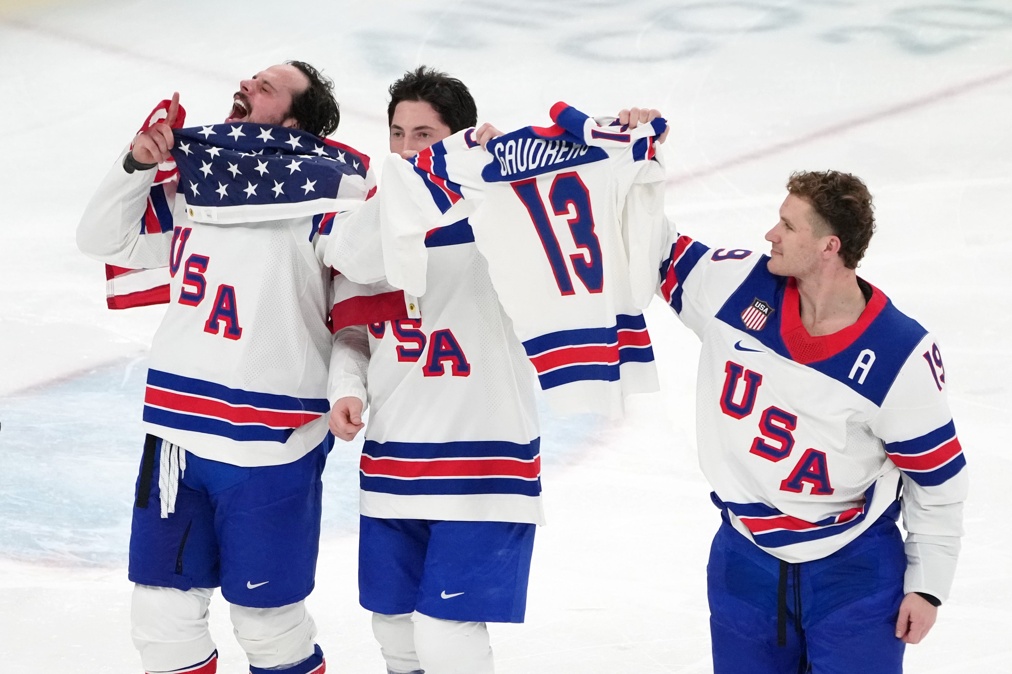 Johnny Gaudreau jersey, family on the ice for Team USA gold medal ...