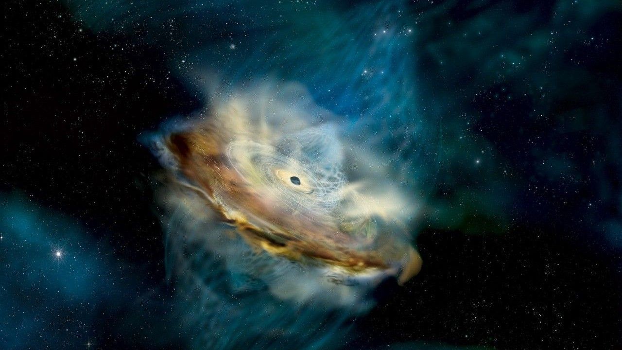 Scientists spot 'rule-breaking' black hole growing 13 times faster than ...