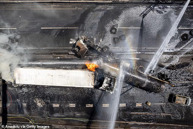 Multiple dead after truck explodes on Chilean highway and releases ...