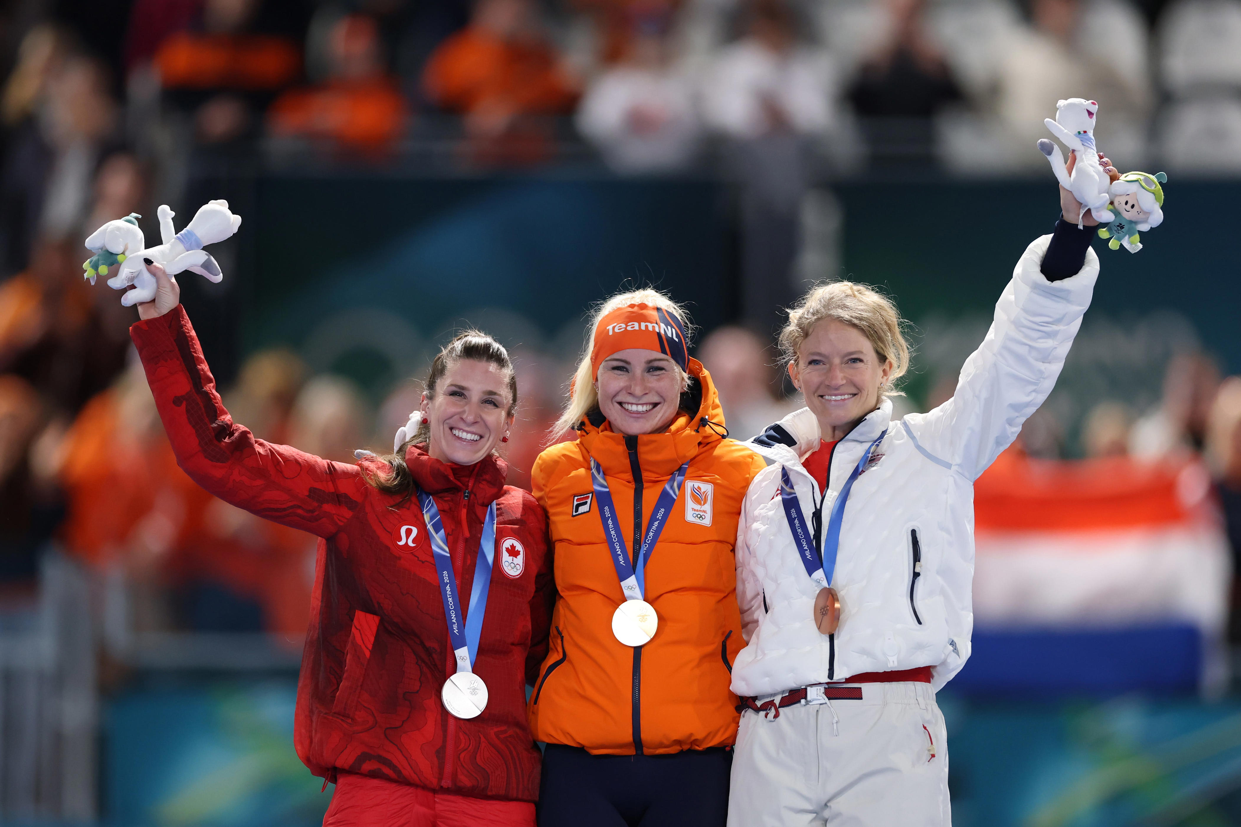 Why are Olympians given stuffed animals at medal ceremonies?