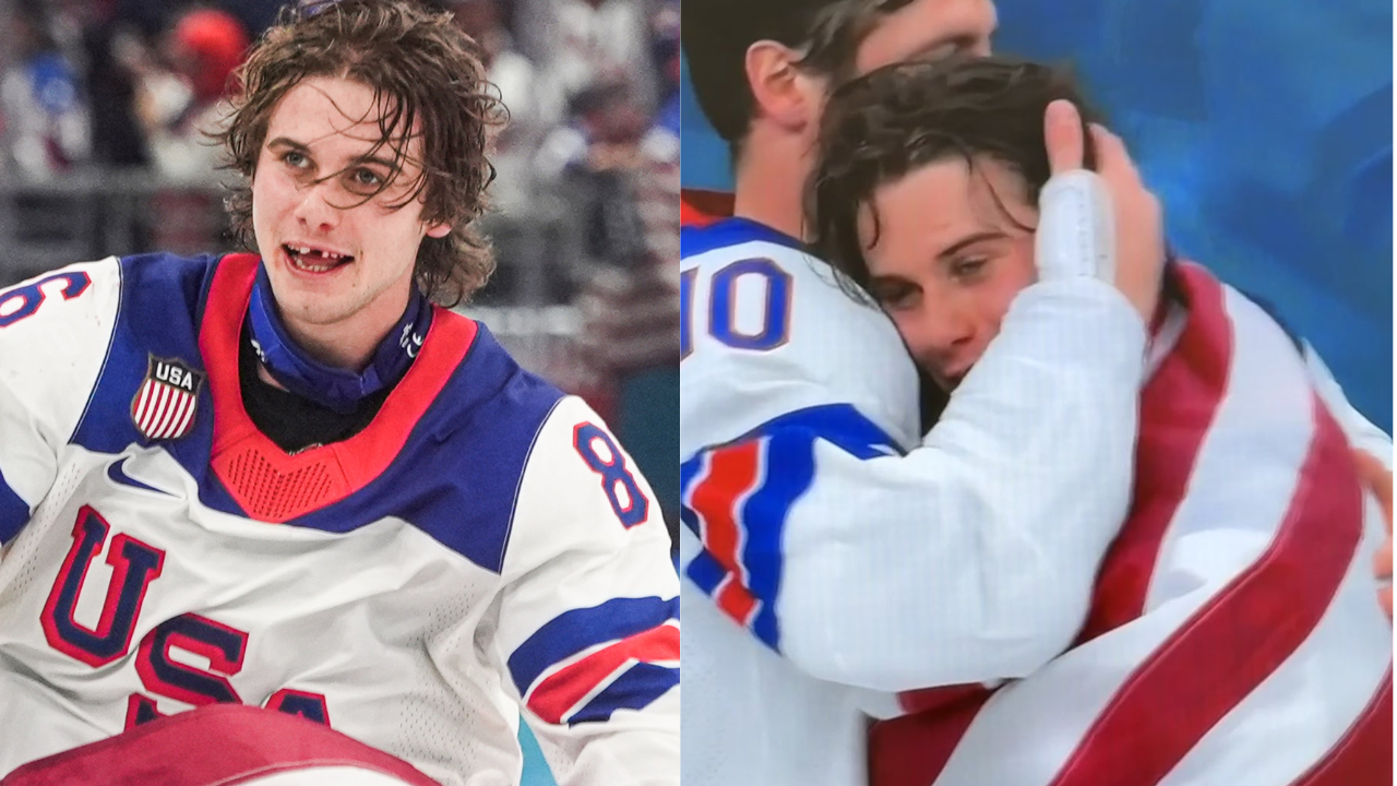 Watch: Viral moment when Jack Hughes loses his teeth but still takes a ...