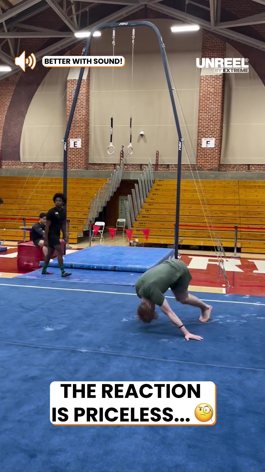 Insanely strong gymnastics athlete!