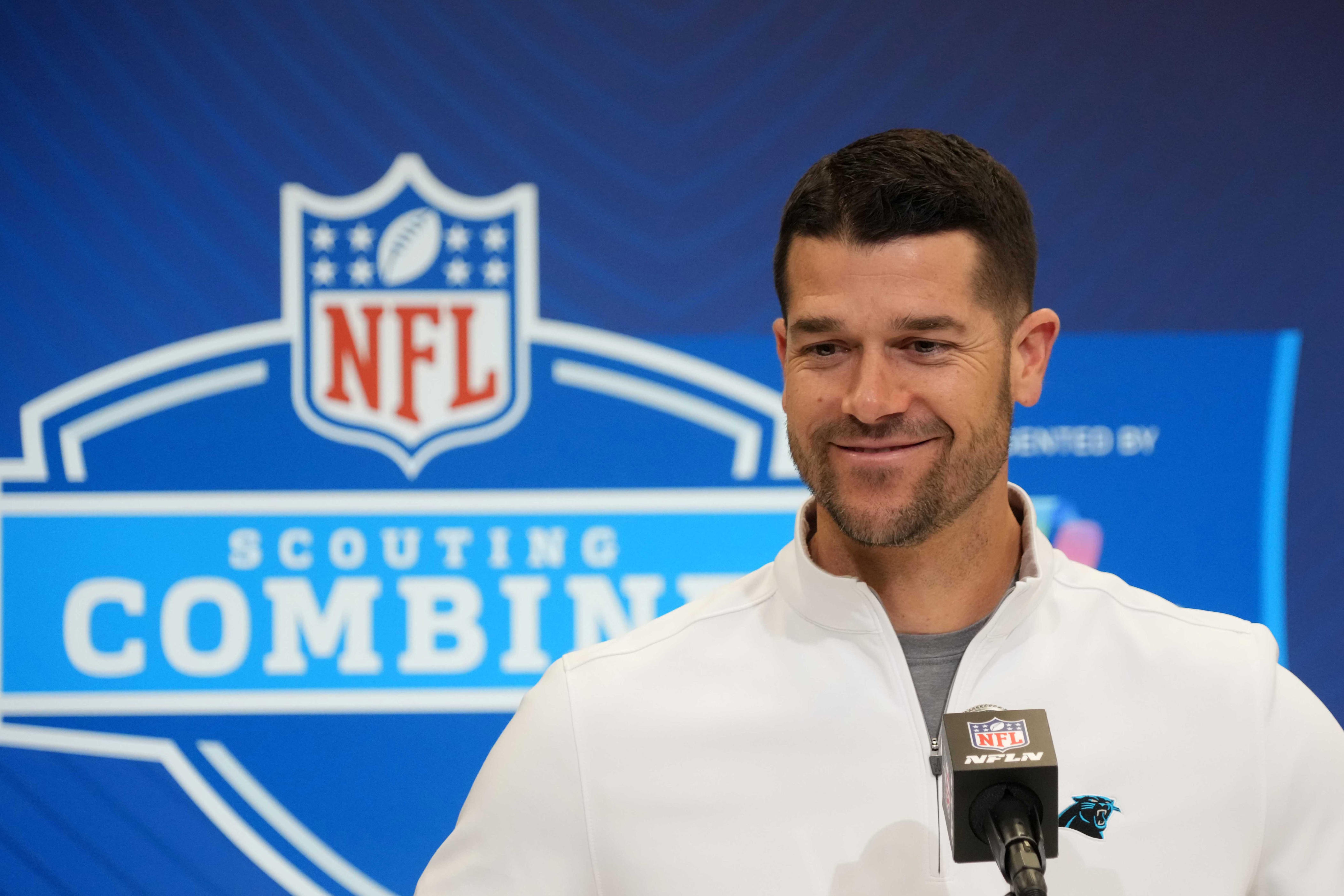 What time will Panthers' Dan Morgan, Dave Canales speak at 2026 NFL ...