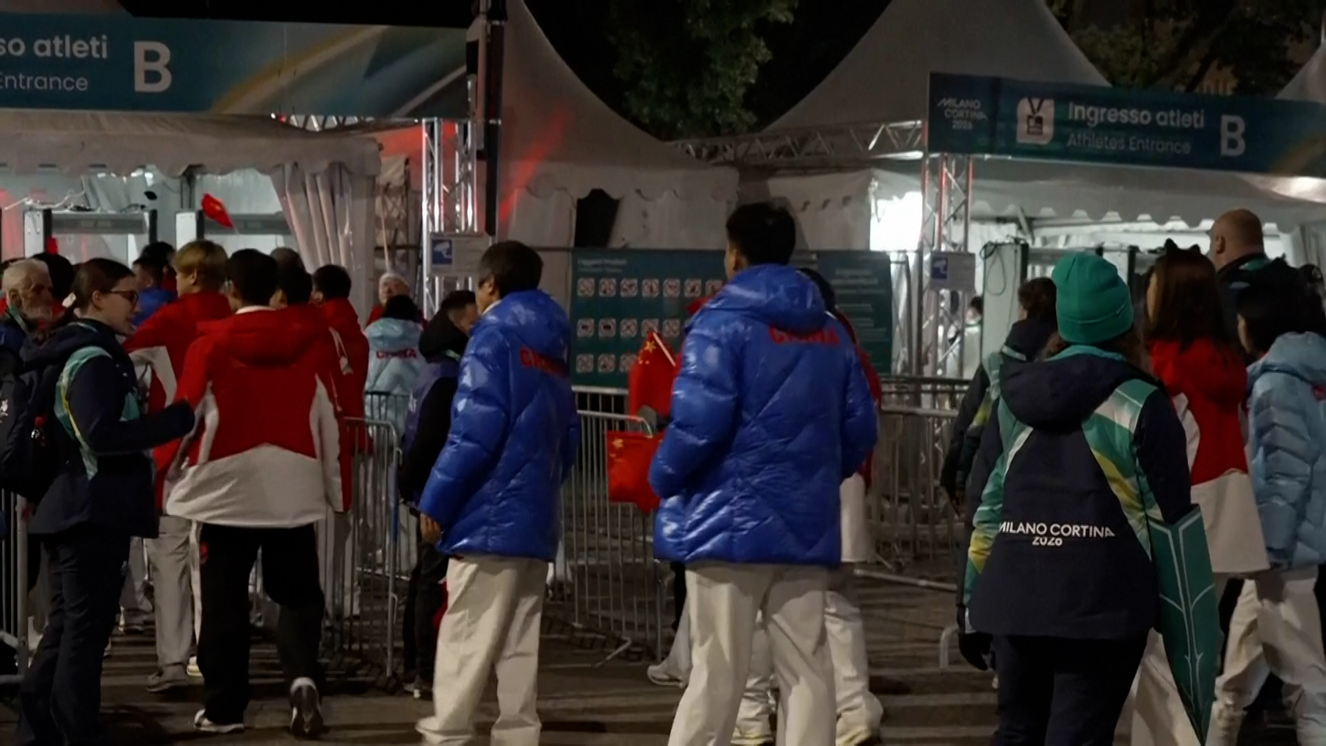 Olympians arrive for Winter Olympics closing ceremony