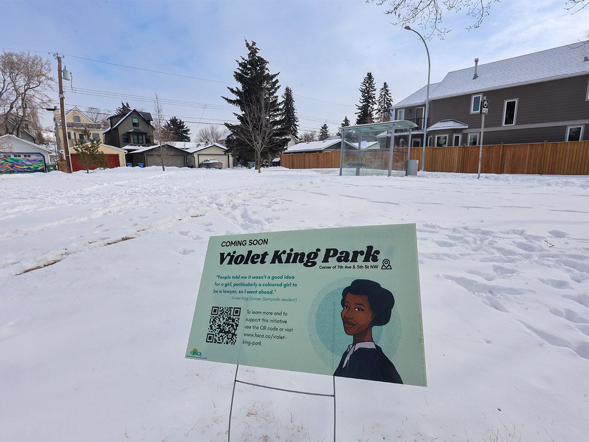 Sunnyside honours legacy of Calgarian and Canada's first Black female ...