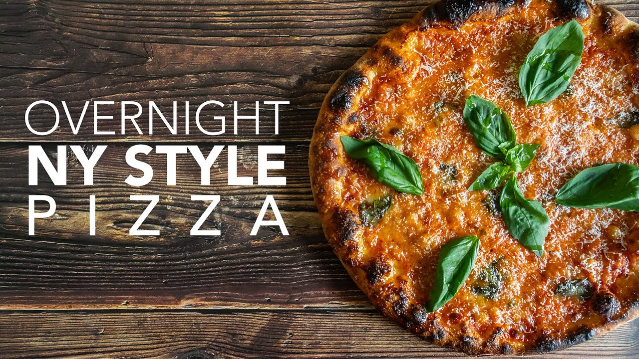 Overnight NY-style pizza dough recipe easy homemade method