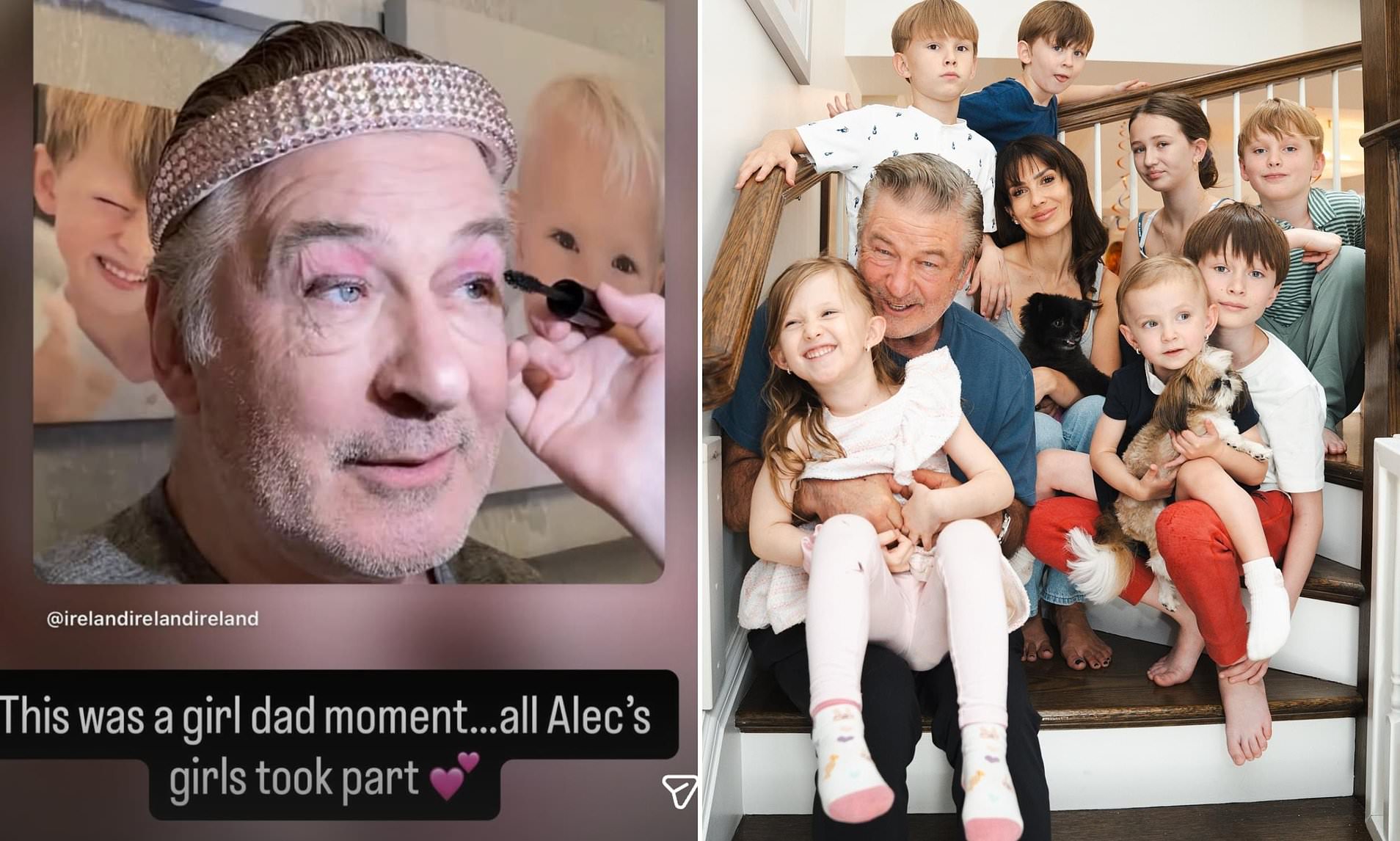 Alec Baldwin gets a 'girl dad' makeover in funny video shared by his ...