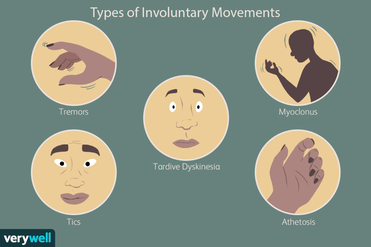 How to handle involuntary muscle movements