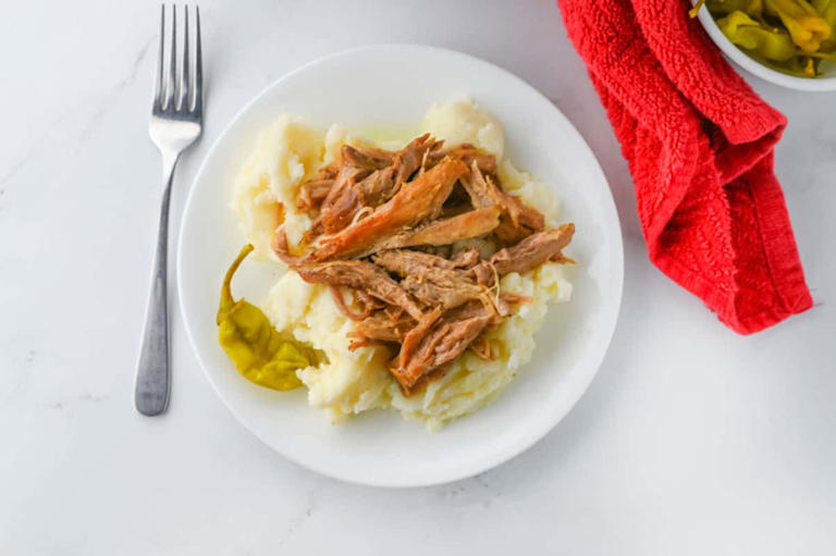 Crock Pot Mississippi pork roast