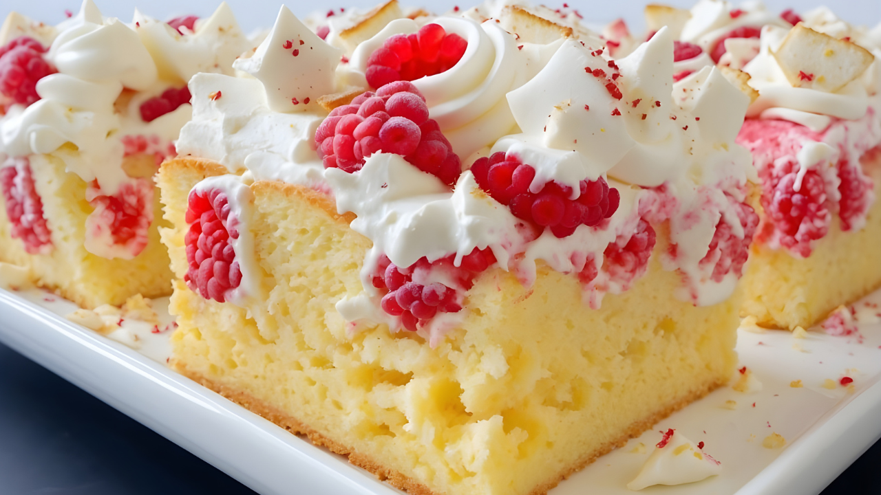 One bowl raspberry mess cake anyone can bake
