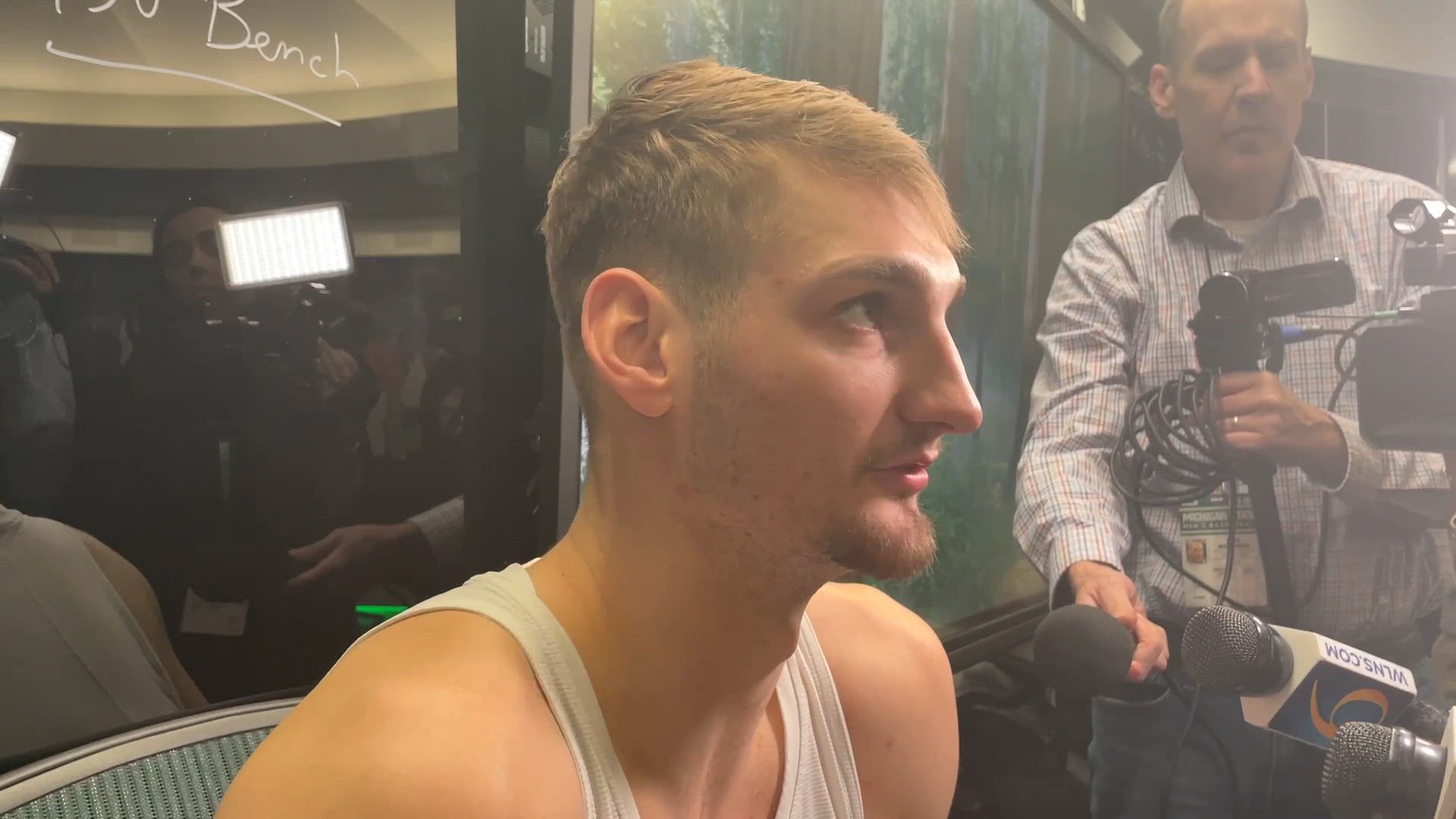 Michigan State Spartan forward Carson Cooper on struggling after three ...