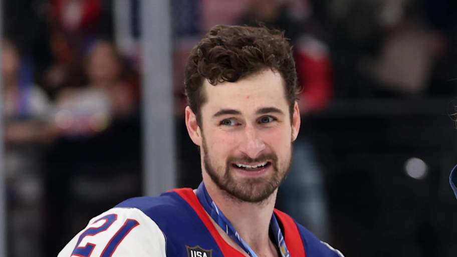 USA hockey star Dylan Larkin's Olympic Village reveal raises eyebrows