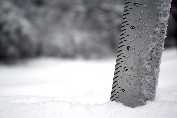 Updated snow totals by town in Middlesex, Somerset, Hunterdon, Union