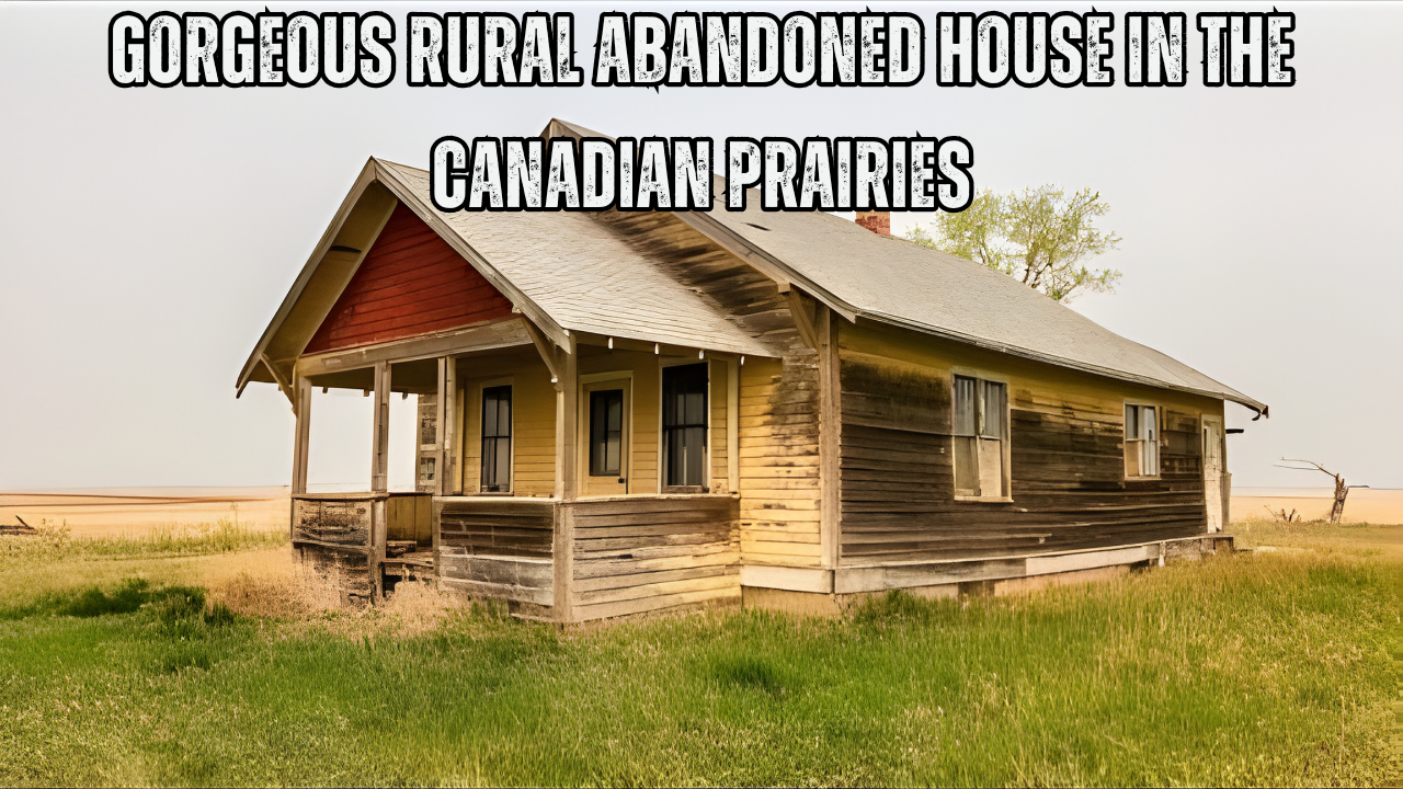 Gorgeous rural abandoned house in the Canadian prairies
