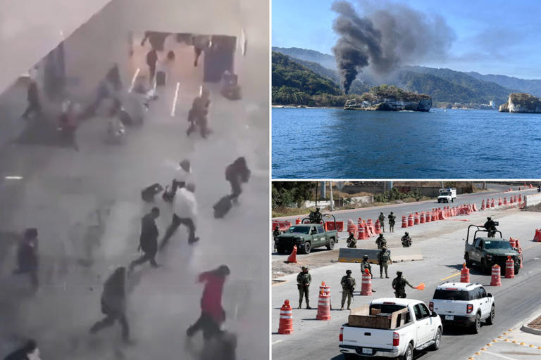 Panicked passengers run for lives at Guadalajara airport as Mexican ...