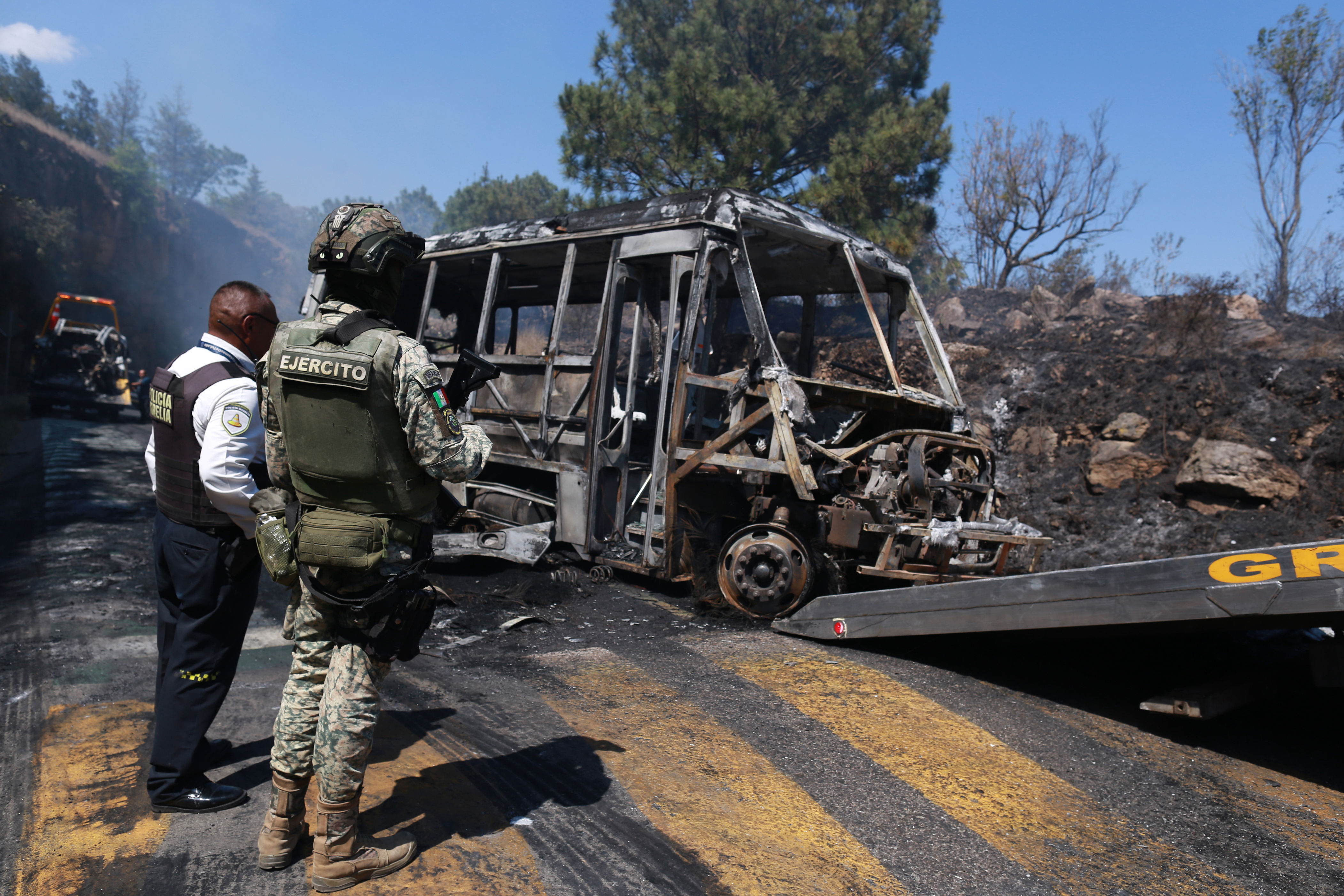 Mexico's president reacts to chaotic violence after cartel leader killing